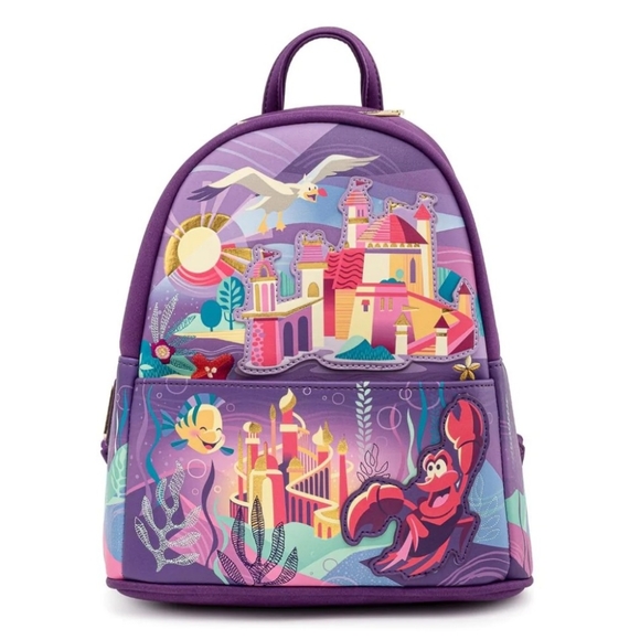 Loungefly | Bags | Loungefly Disney Castle Collection Ariel Little ...